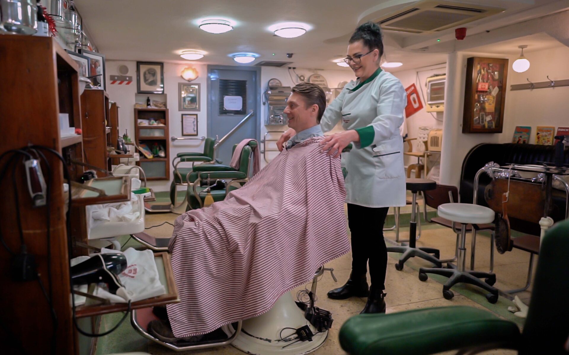 The Historic Waldorf Barbers In Dublin, Ireland | HairCut Harry